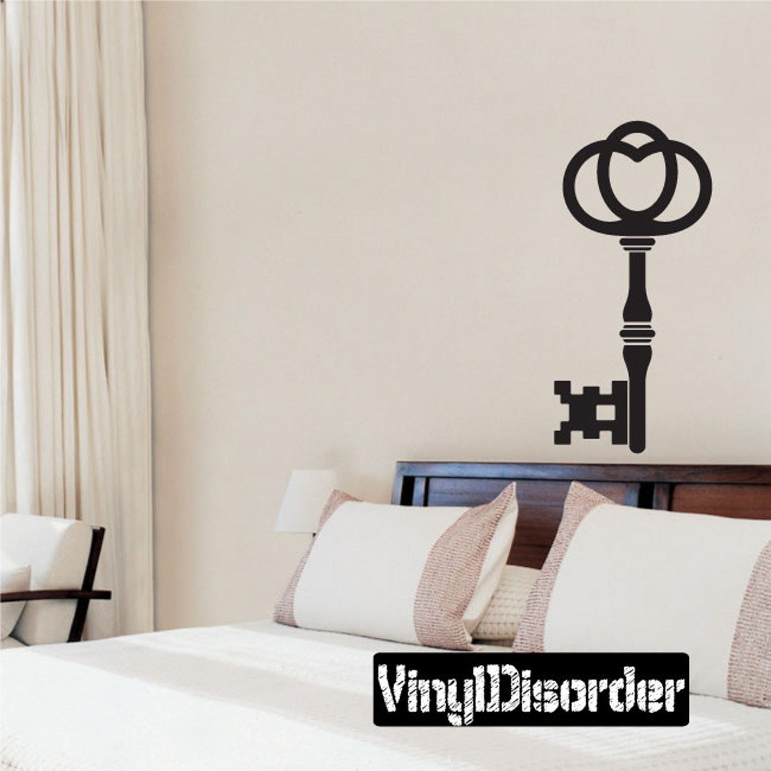 Key Vinyl Wall Decal or Car Sticker - Mv010et - Etsy