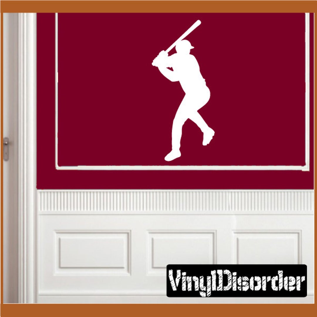 Baseball Vinyl Wall Decal or Car Sticker - Baseballst001et - Etsy