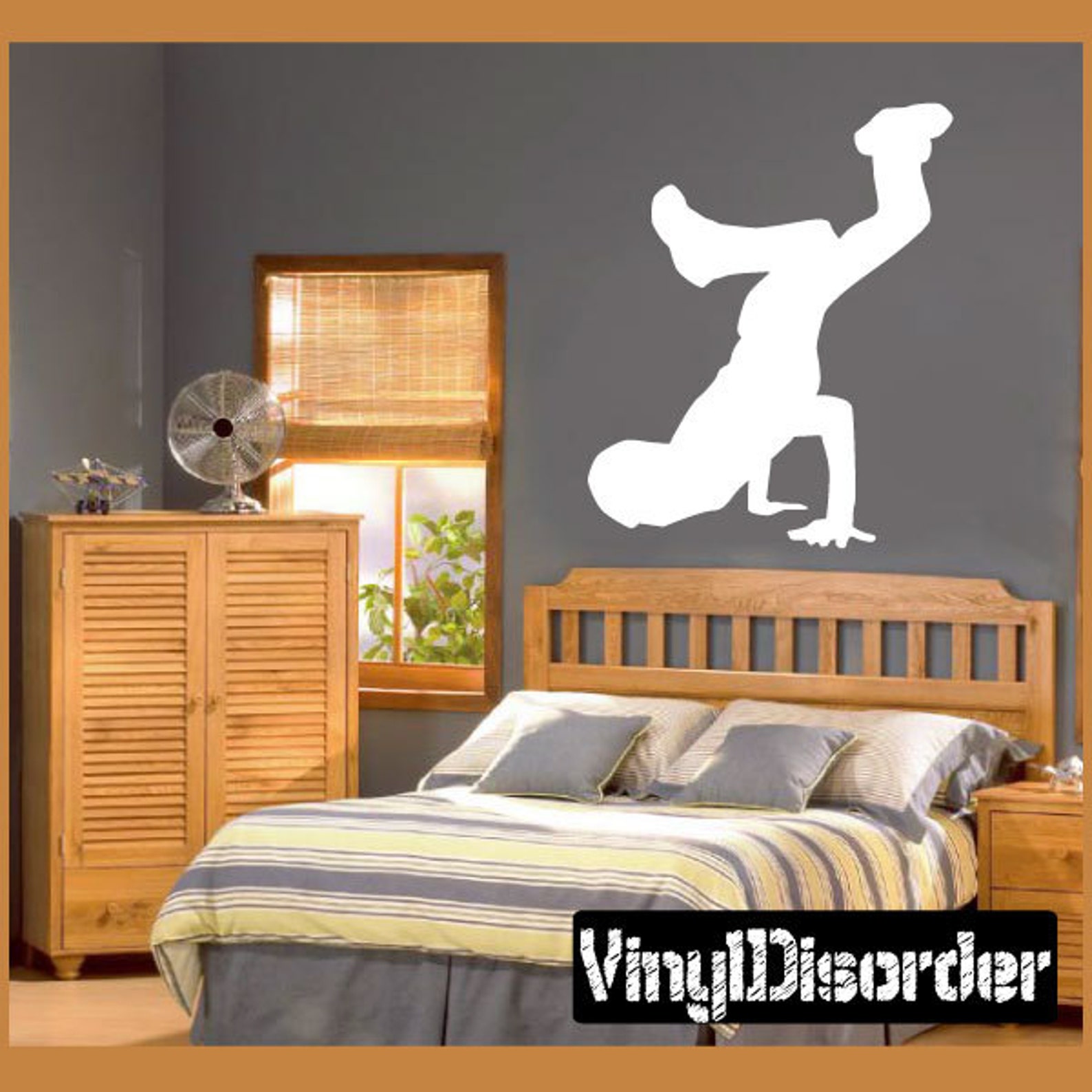 Break Dancing Vinyl Wall Decal or Car Sticker | Etsy
