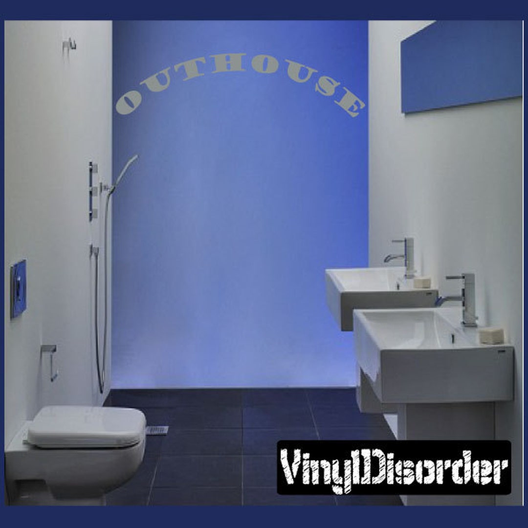 Outhouse - Vinyl Wall Decal - Wall Quotes - Vinyl Sticker ...