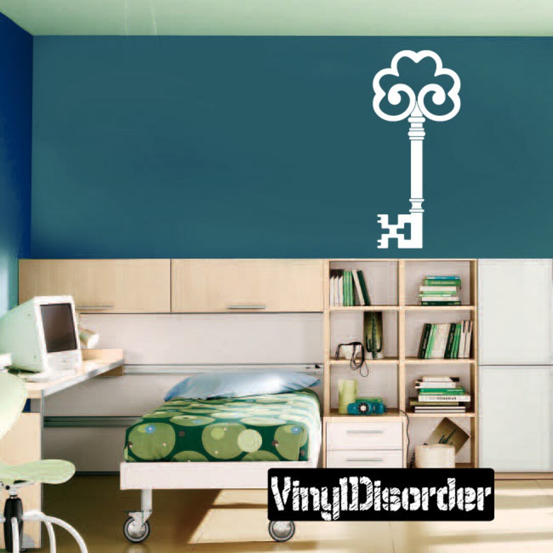 Key Vinyl Wall Decal or Car Sticker - Mv009et - Etsy