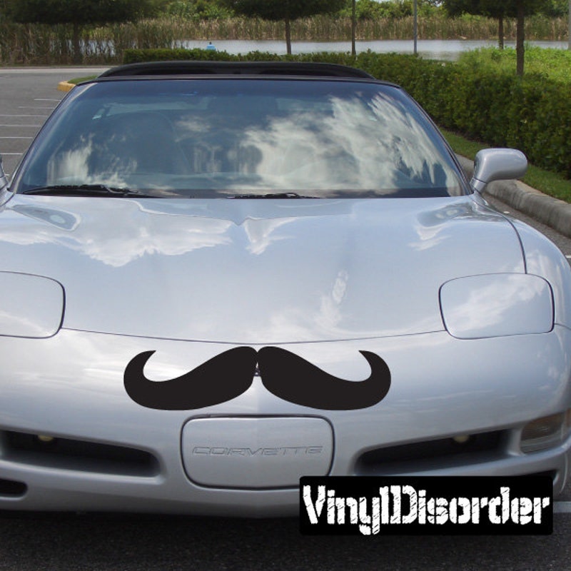 Mustache Decal - Etsy