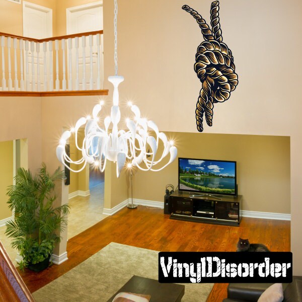 Symbol Rope Wall Decal Wall Fabric Vinyl Decal Removable | Etsy