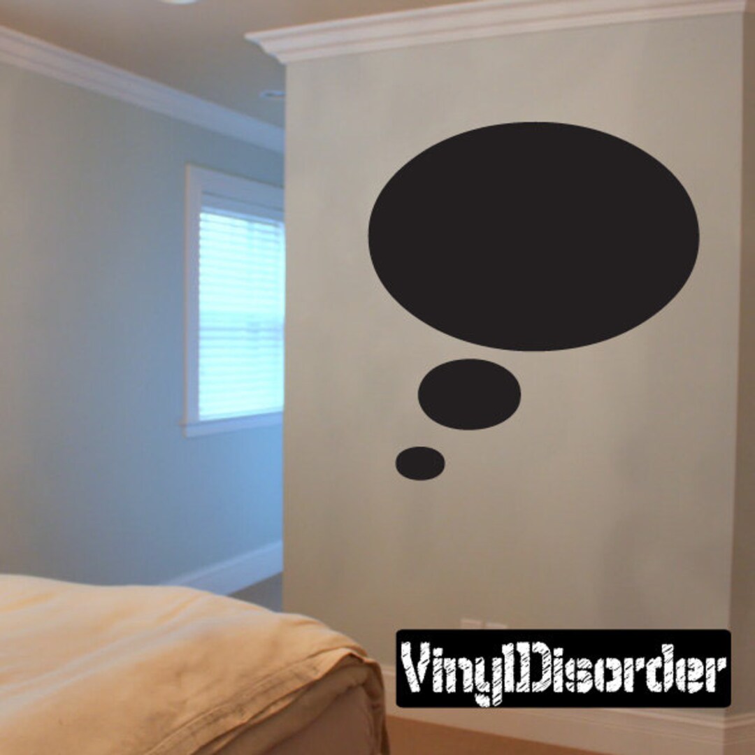 Conversation Bubble Vinyl Wall Decal or Car Sticker - Mv014et - Etsy