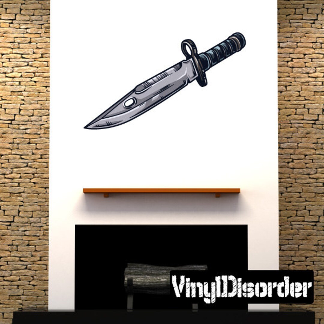 Army Knife Wall Decal - Wall Fabric - Vinyl Decal - Removable and ...