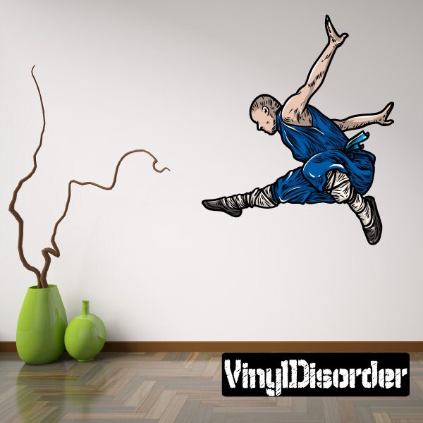 Kung Fu Wall Decal Wall Fabric Vinyl Decal Removable and | Etsy