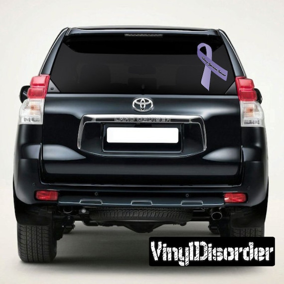 Pulmonary Hypertension Awareness Ribbon Vinyl Wall Decal or - Etsy