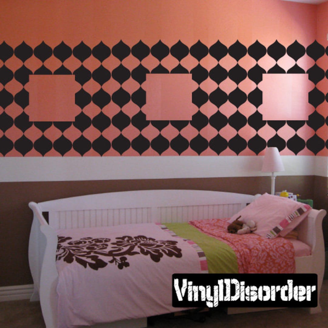 Wall Pattern Vinyl Wall Decal or Car Sticker - Mvd031et - Etsy