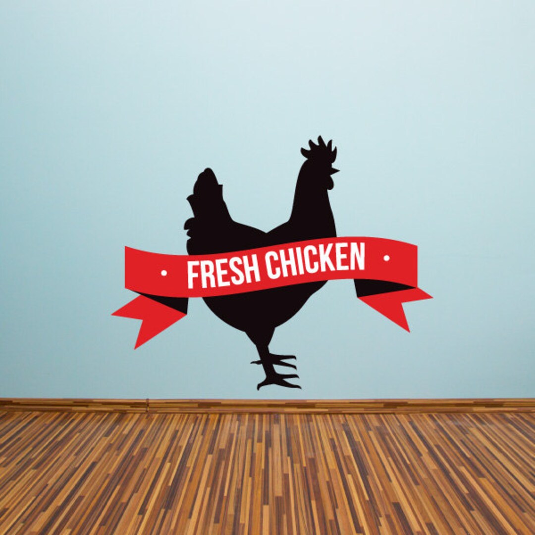 Fresh Chicken - Vinyl Sticker - Colorid006 - Etsy