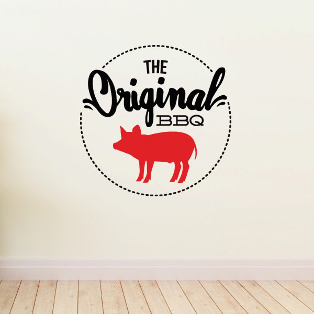 The Original BBQ - Vinyl Sticker - Colorid005 - Etsy