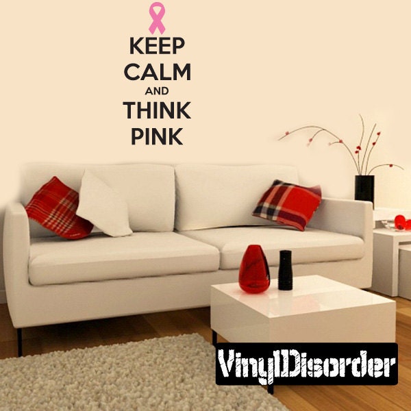 Keep Calm Think Pink - Etsy