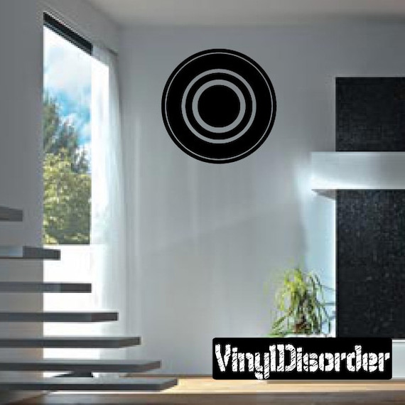 Shapes Circle Vinyl Wall Decal or Car Sticker Mv009et | Etsy