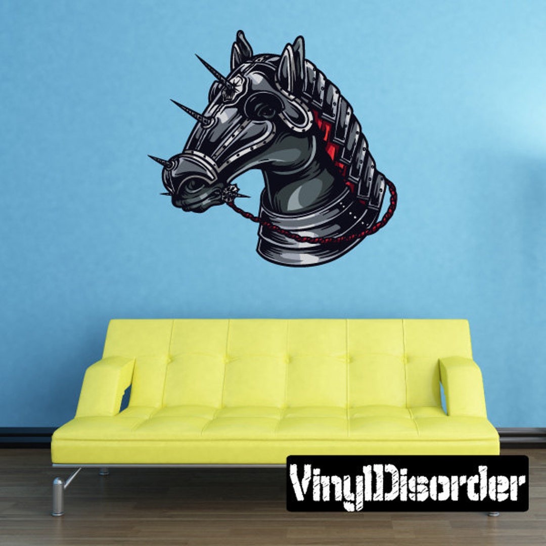 Medieval Knight Wall Decal - Wall Fabric - Vinyl Decal - Removable and ...