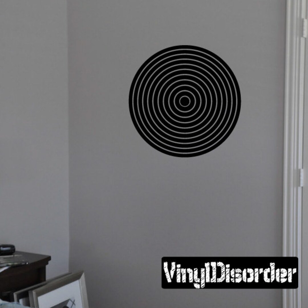 Shapes Circle Vinyl Wall Decal or Car Sticker - Mv010et - Etsy
