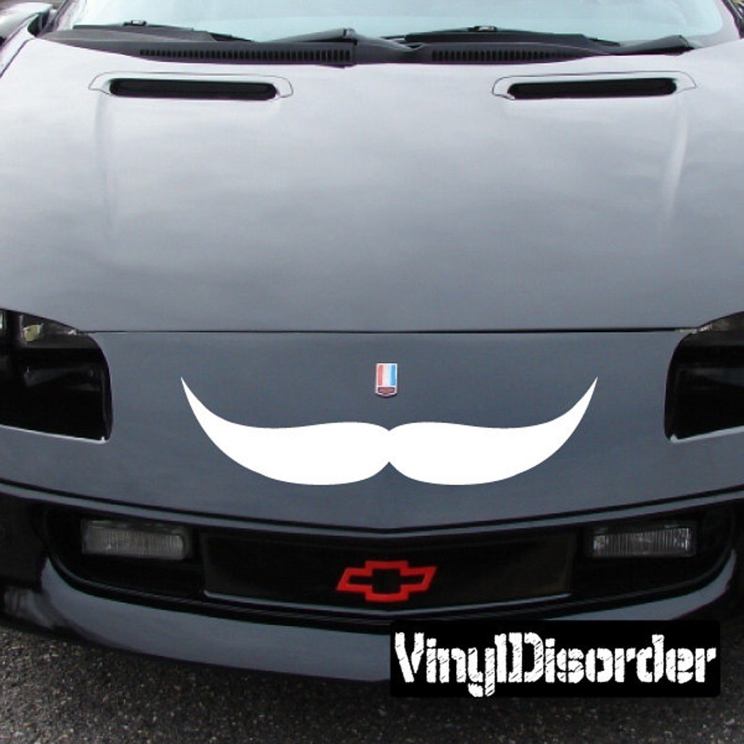 Mustache Vinyl Wall Decal or Car Sticker - Mvd012et - Etsy