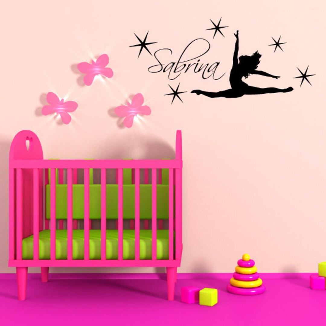 Custom Personalized Name & Dance Wall Decal Sticker Decor 01 - Etsy