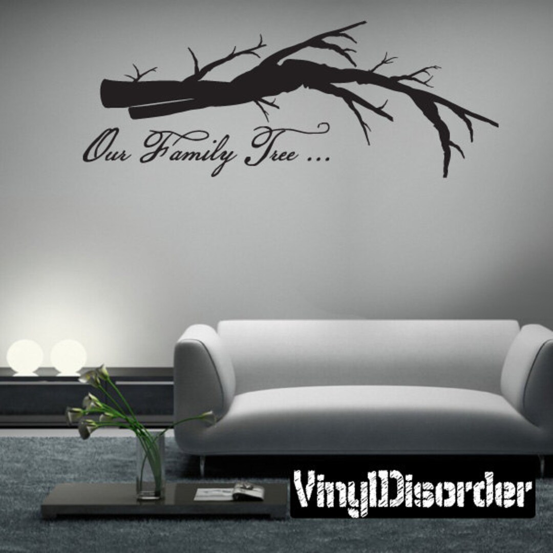 Our Family Tree - Vinyl Wall Decal - Wall Quotes - Vinyl Sticker ...