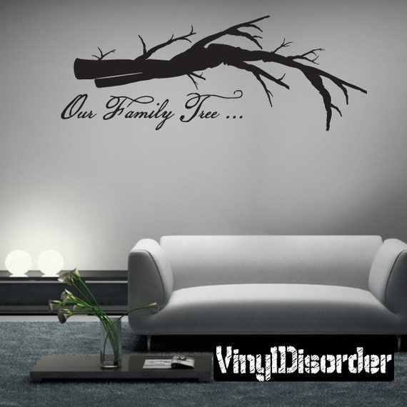 Our Family Tree Vinyl Wall Decal Wall Quotes Vinyl - Etsy