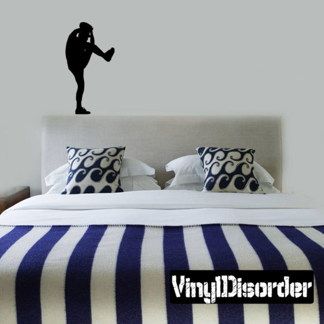 Baseball Pitcher Vinyl Wall Decal or Car Sticker - Baseballst013et - Etsy