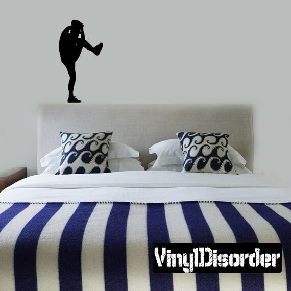 Baseball Pitcher Vinyl Wall Decal or Car Sticker - Etsy