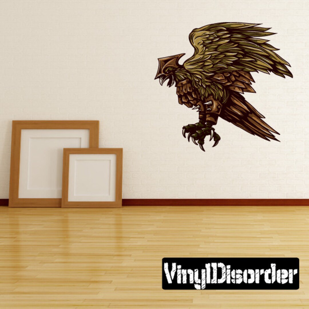 Mythical Creature Phoenix Wall Decal - Wall Fabric - Vinyl Decal ...