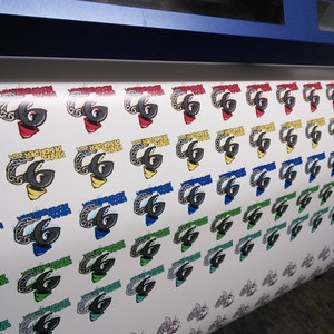 50 Custom Vinyl Stickers - Promotional Stickers - Choose Your Shape ...