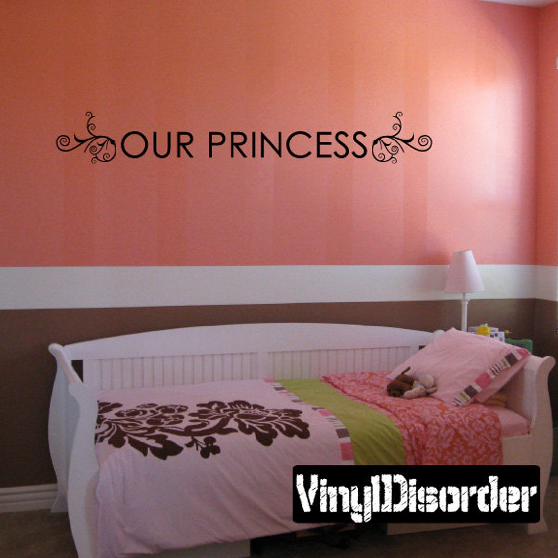 Our Princess Princess Vinyl Wall Decal or Car Sticker | Etsy