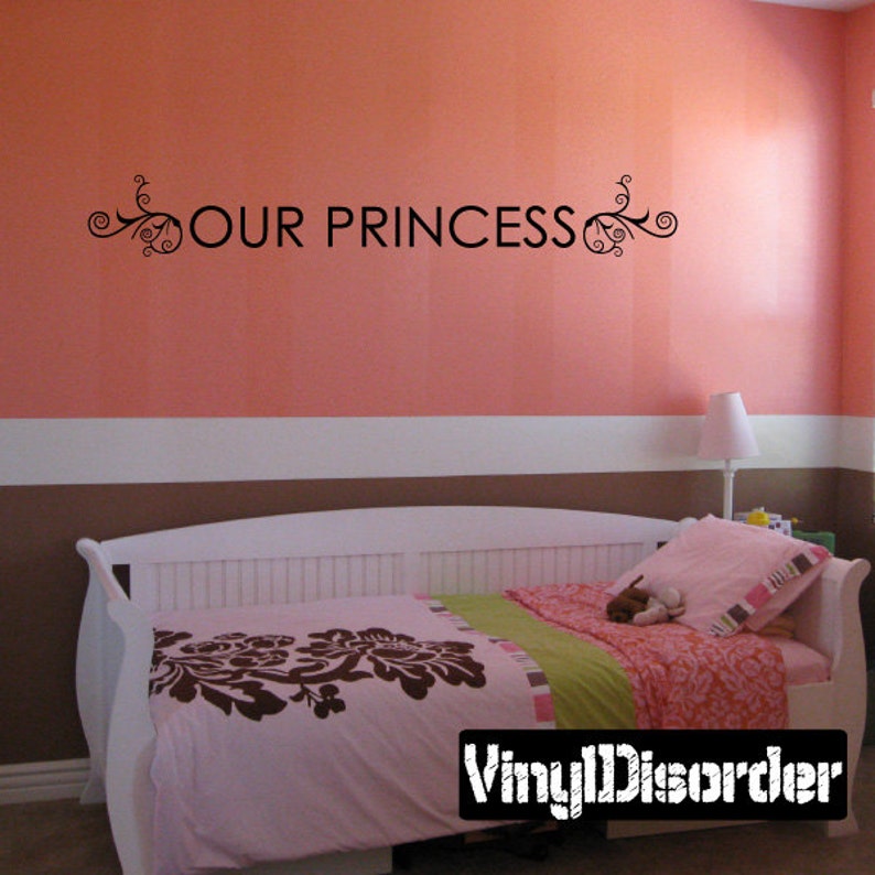 Our Princess Princess Vinyl Wall Decal or Car Sticker | Etsy