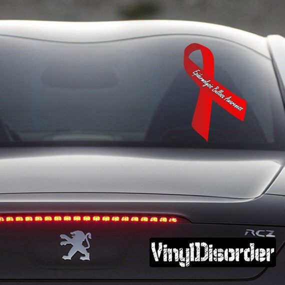 Epidermolysis Bullosa Awareness Ribbon Vinyl Wall Decal or Car - Etsy