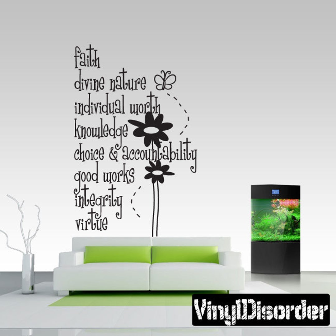 Faith Divide Nature - Vinyl Wall Decal - Wall Quotes - Vinyl Sticker ...