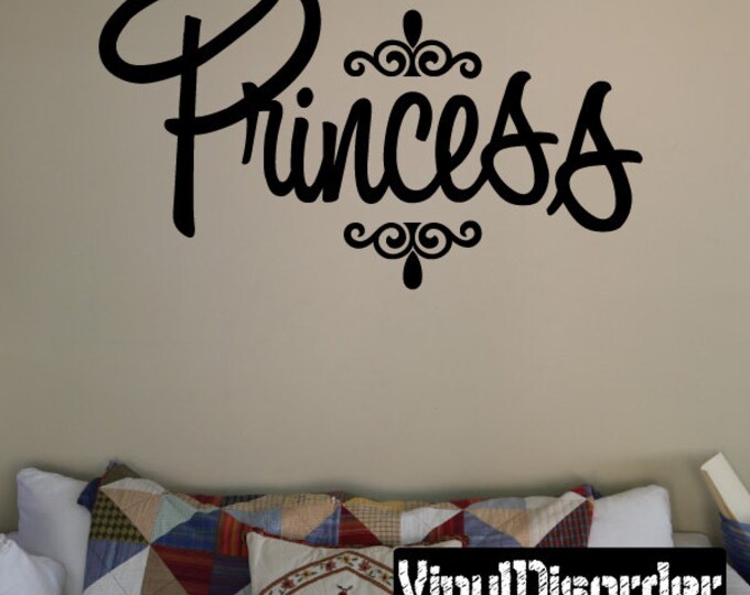 Princess on Board Vinyl Decals - Etsy