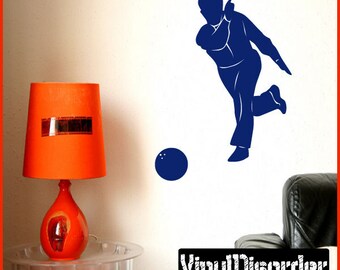 Bowling Vinyl Decal Bowling Sticker Bowling Ball Decal - Etsy