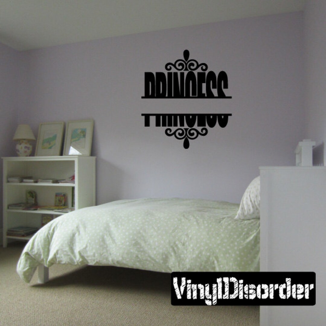 Princess Vinyl Wall Decal or Car Sticker - Mv006et - Etsy