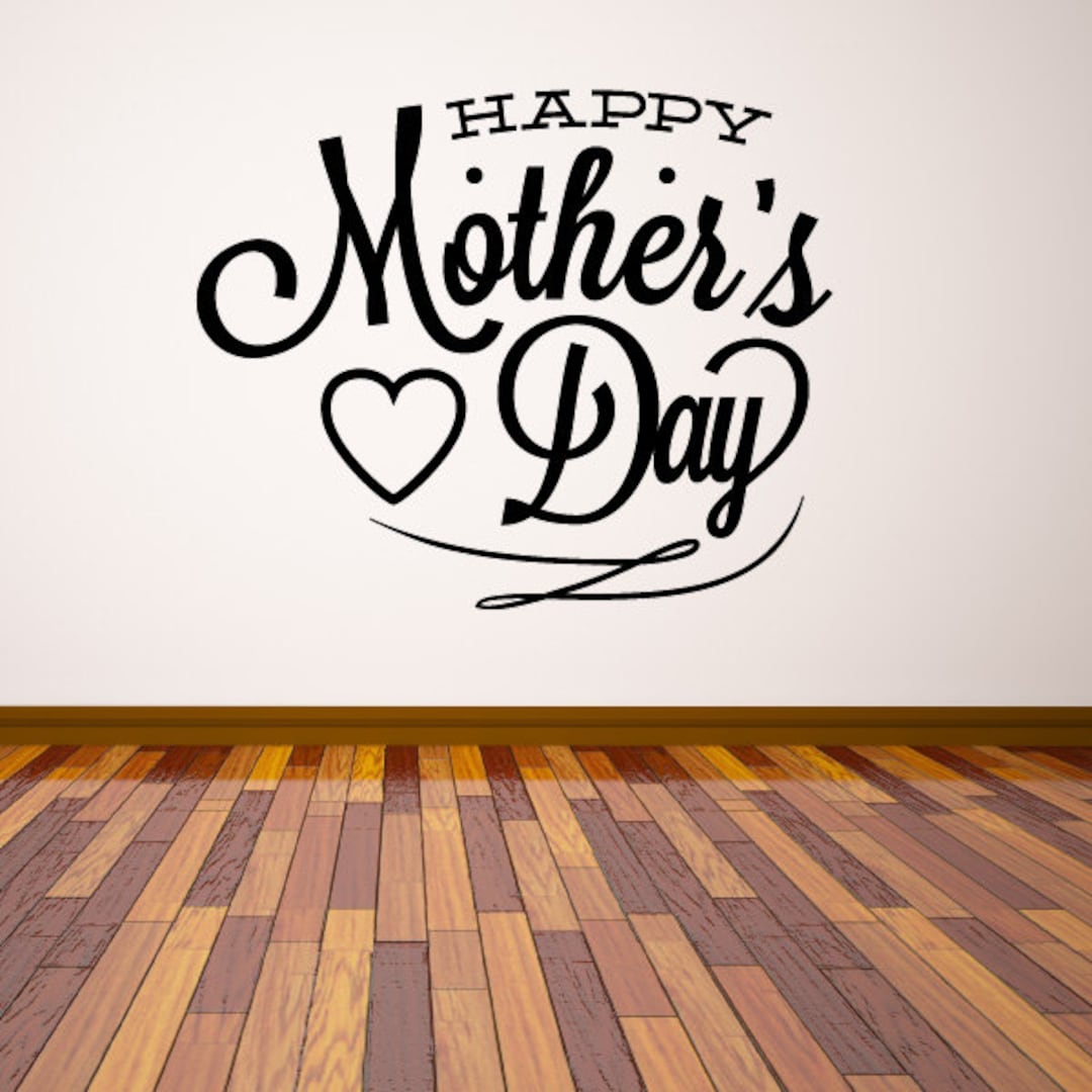 Happy Mothers Day Mothers Day Wall Decal - Vinyl Decal - Car Decal ...