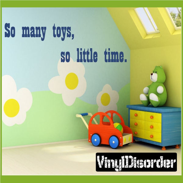 So Little Time Decal - Etsy