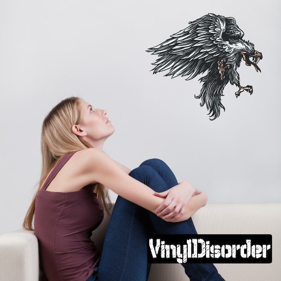 Mythical Creature Phoenix Wall Decal Wall Fabric Vinyl | Etsy