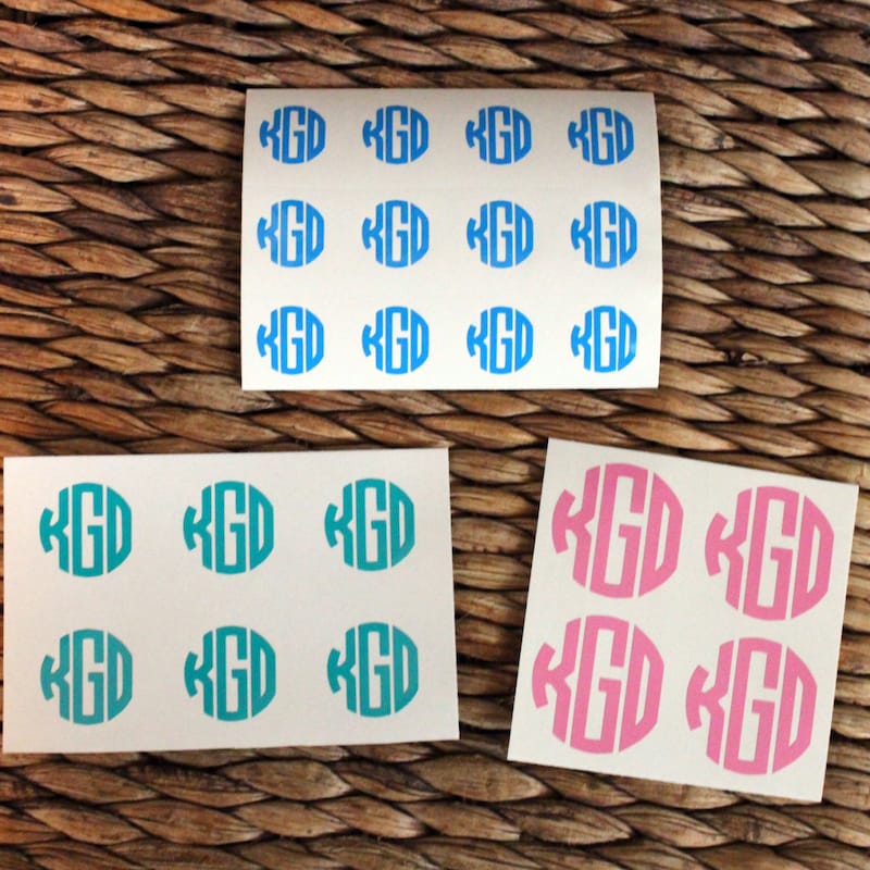 Monogram Decal - Etsy