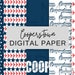 Cooperstown Digital Scrapbook Pack - Cooperstown Scrapbook Paper ...