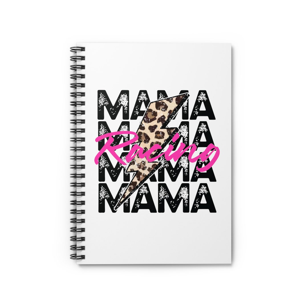 Racing Mama Notebook - Racing Notebook - Racing Gift - Race Day Notes ...