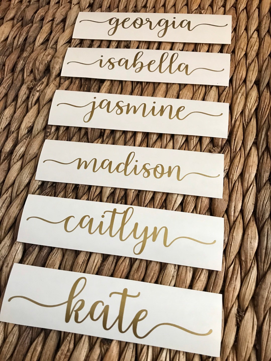 Name Sticker - Name Decal - Name Label for School - Vinyl Name Sticker ...