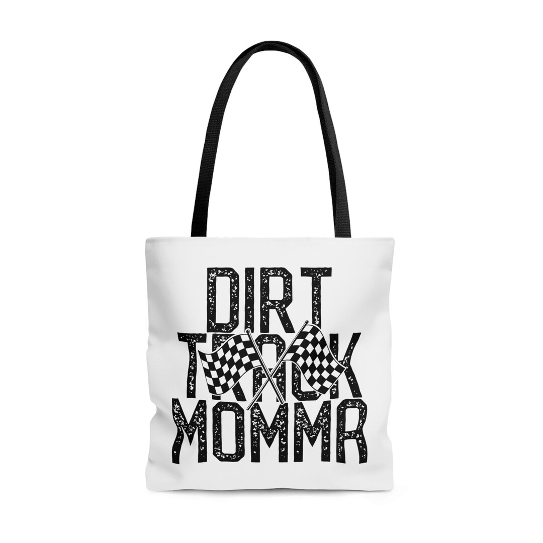Dirt Track Momma Tote Bag (AOP) - Dirt Track Racing - Racing Mom Bag - Etsy