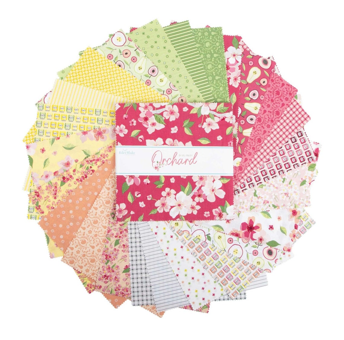 Orchard by Jill Finley, Main Floral-lemon, C13150 ,riley Blake Designs ...