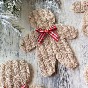 Chenille Shapes Gingerbread Men Vintage Chenille Appliqués - Etsy