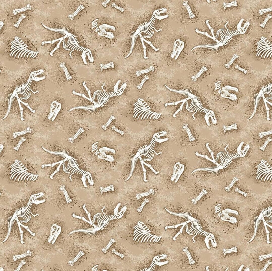 Dinosaurs, Dinosaurs, Michael Miller Fabric, Dinosaur Fossils Cx11147 ...