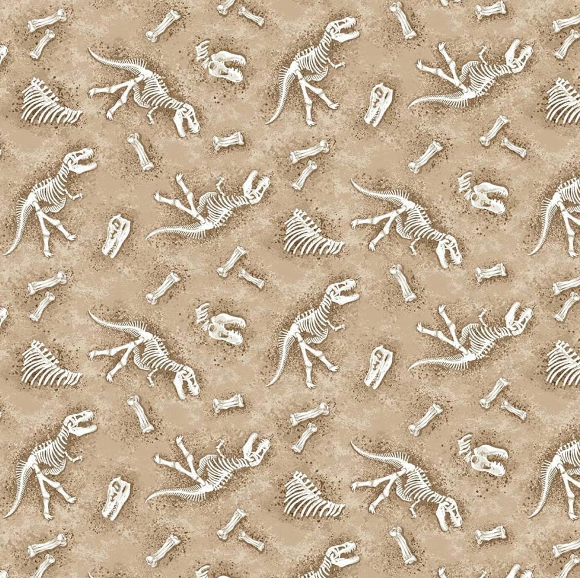 Dinosaurs, Dinosaurs, Michael Miller Fabric, Dinosaur Fossils Cx11147 ...