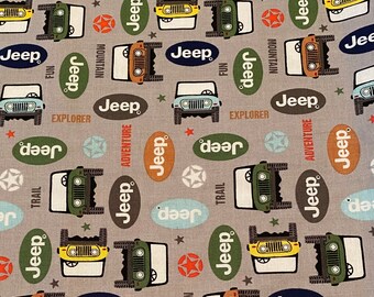 Riley Blake Jeep Fabric - Etsy