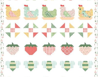 On the Run Quilt Pattern, Table Runner Chickens, Farmhouse, 780, by ...