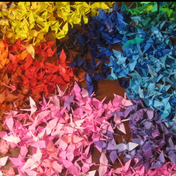 1000 Origami Cranes - Etsy
