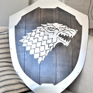 House Stark Shield Functional wood and stainless steel | Etsy