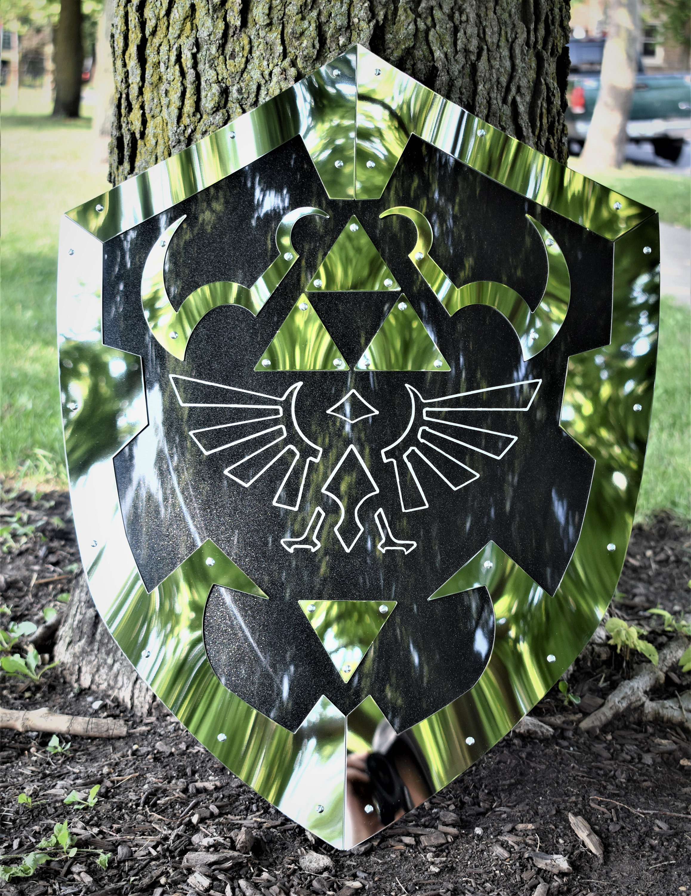 Dark Link Hylian Shield Ocarina of Time Full Steel Face - Etsy